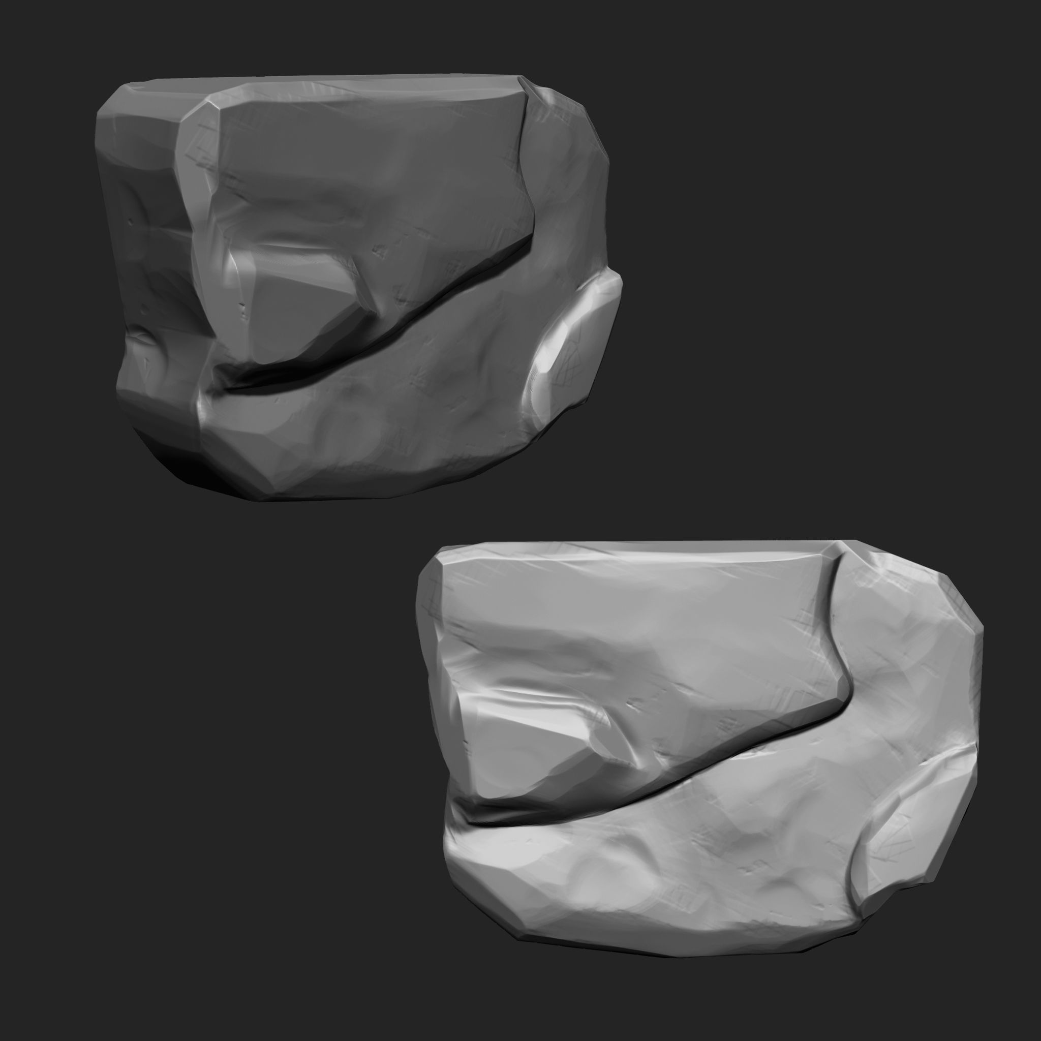 STYLIZED STONE MEGA PACK 4 IN ONE - 122 BRUSHES 3D model | CGTrader