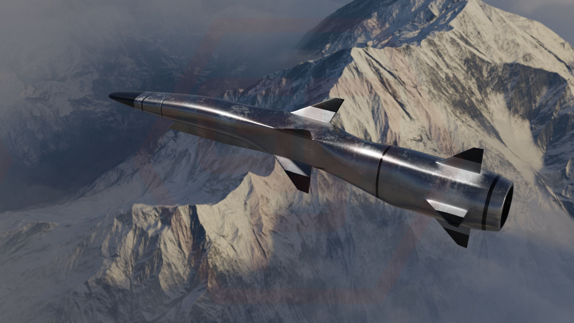 3D model HYPERSONIC ROCKET VR / AR / low-poly | CGTrader