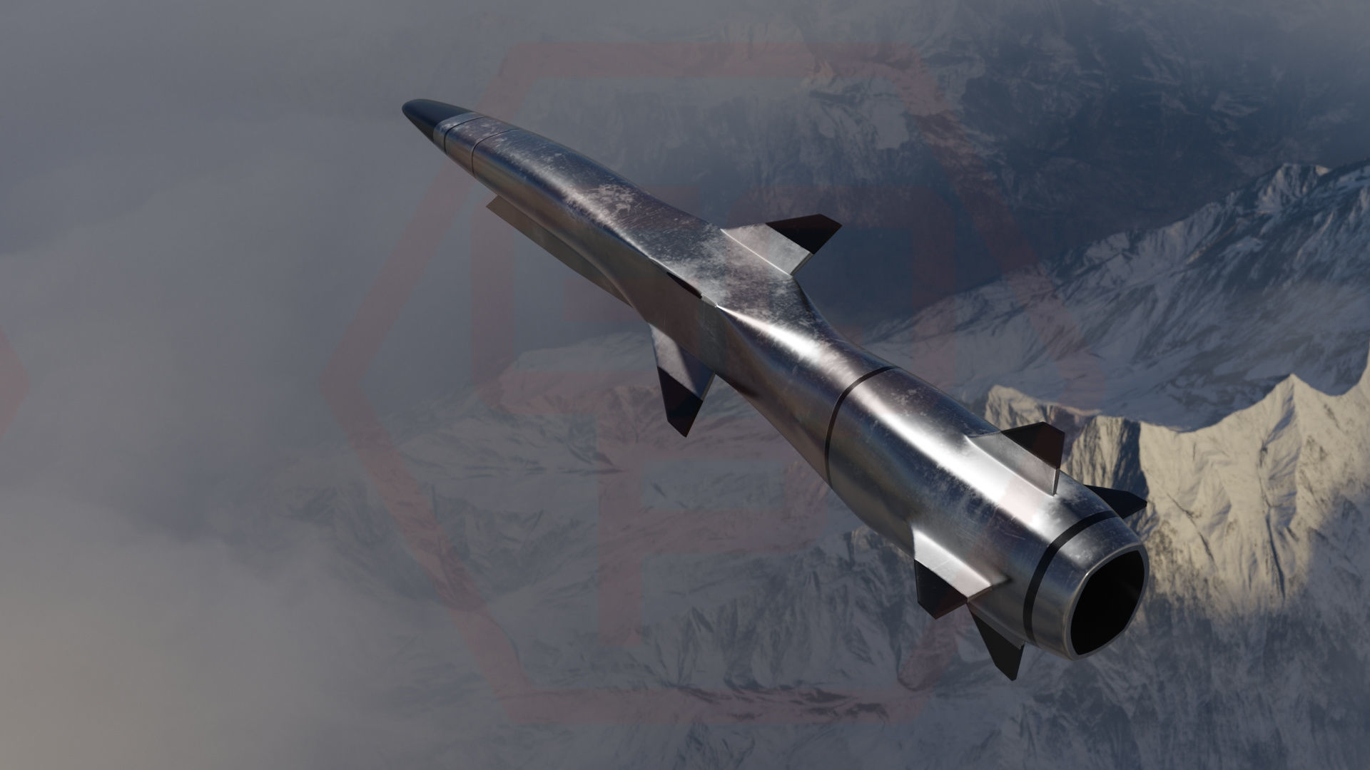 3D model HYPERSONIC ROCKET VR / AR / low-poly | CGTrader