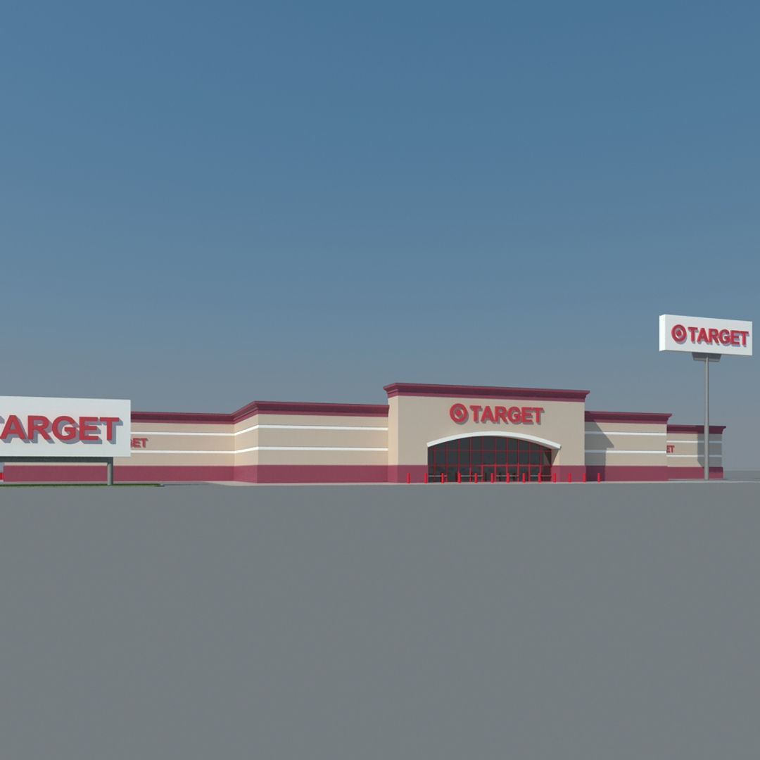 Target Retail Store 3D model | CGTrader