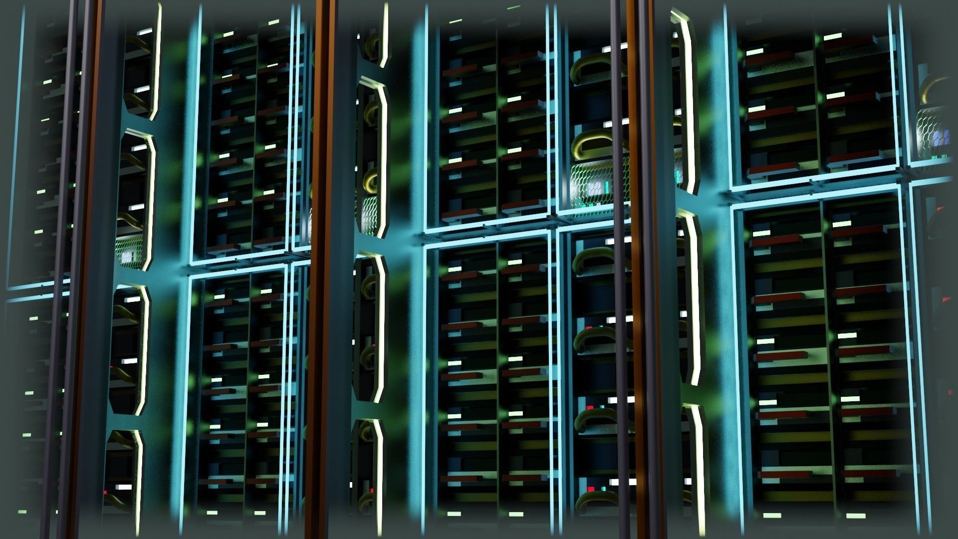 Server rack 3D model | CGTrader