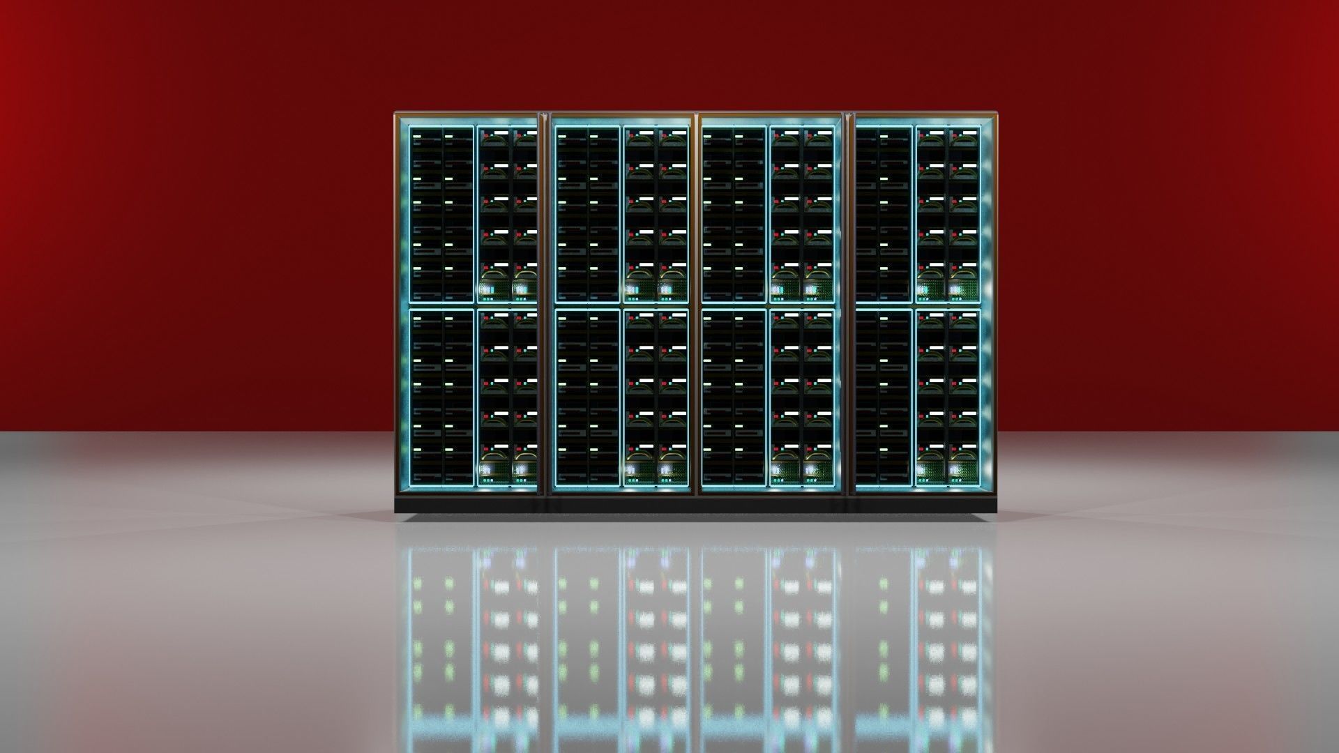 Server rack 3D model | CGTrader