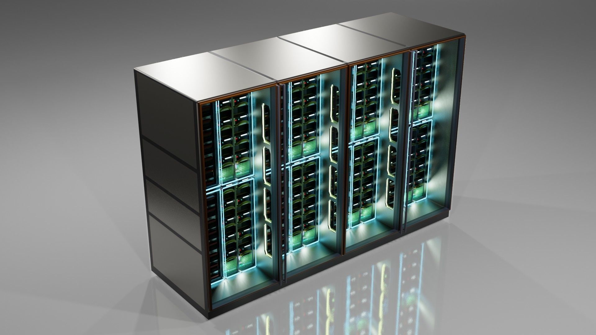 Server rack 3D model | CGTrader