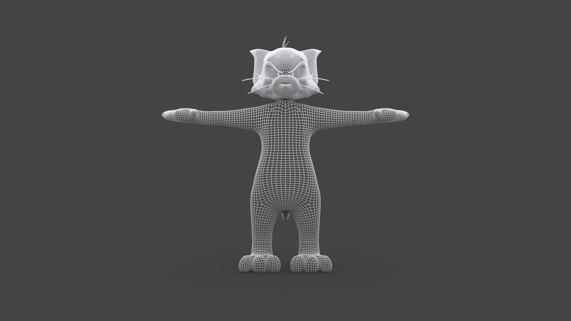 TOMZ-002 Tom Cat 3D model rigged | CGTrader