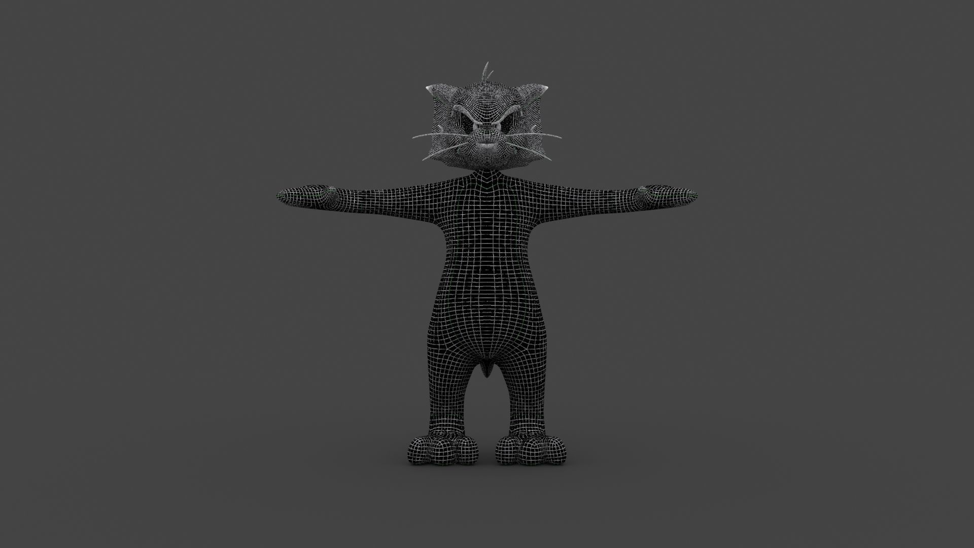 TOMZ-002 Tom Cat 3D model rigged | CGTrader