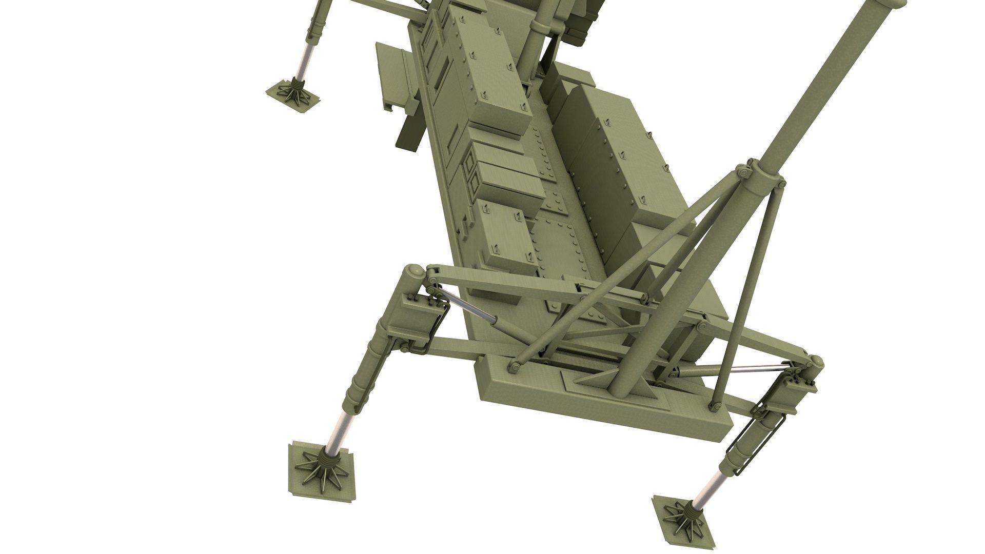 Multi Mission Radar and missile launch system collection 3D model ...