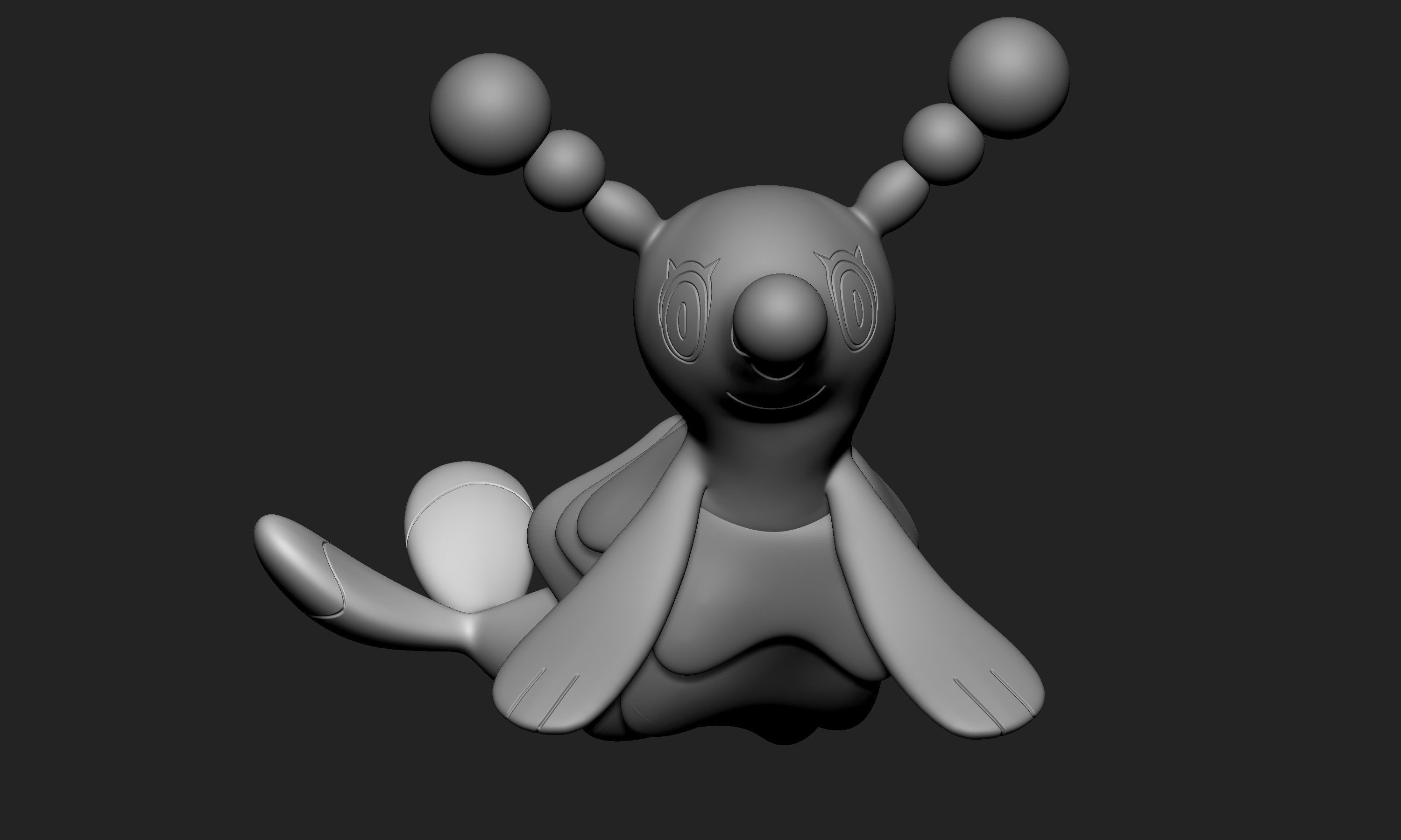 Pokemon - Brionne 3D model 3D printable | CGTrader