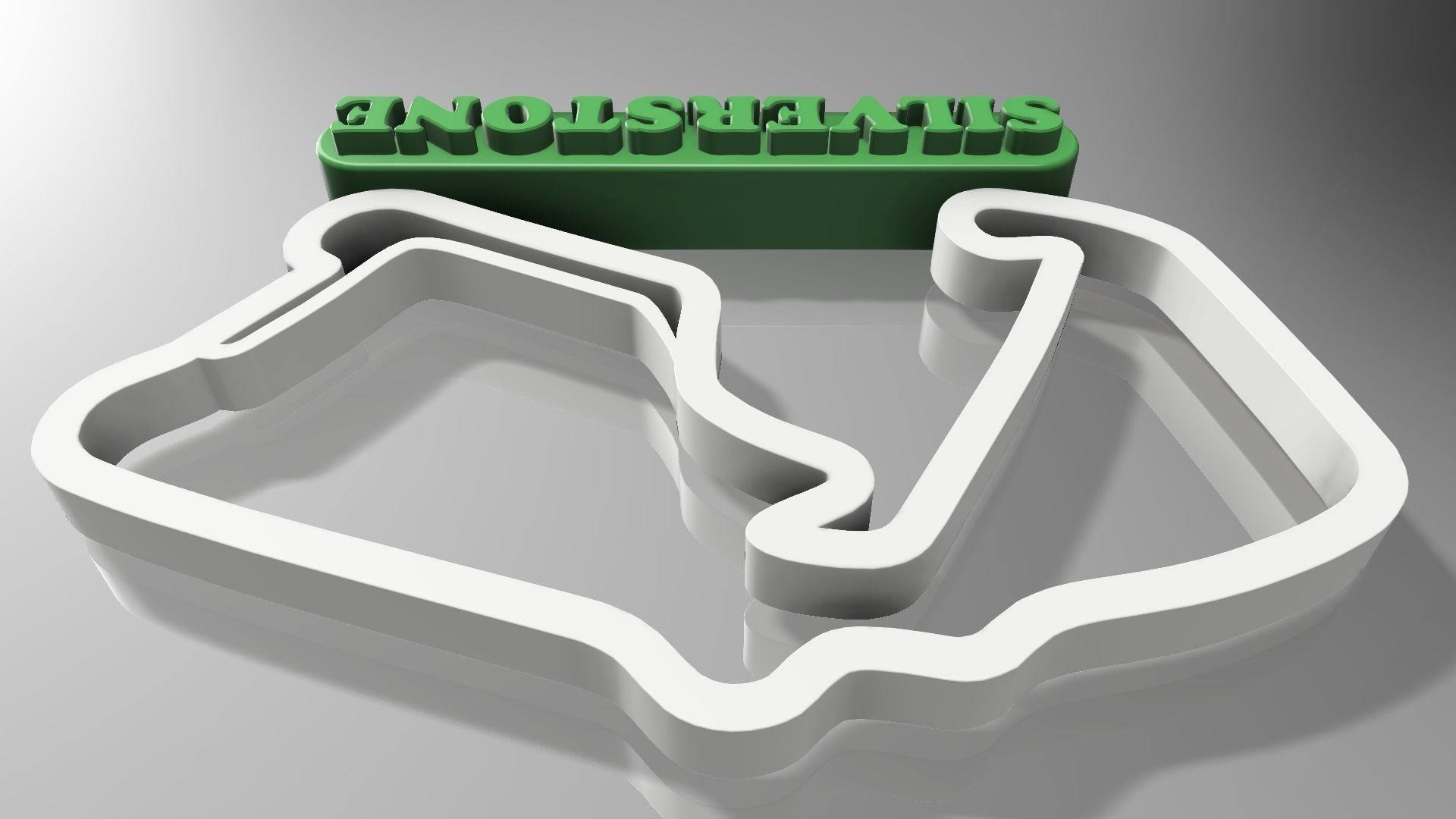 F1 SILVERSTONE RACETRACK DECOR STL FILE FUSION 360 3D model 3D ...