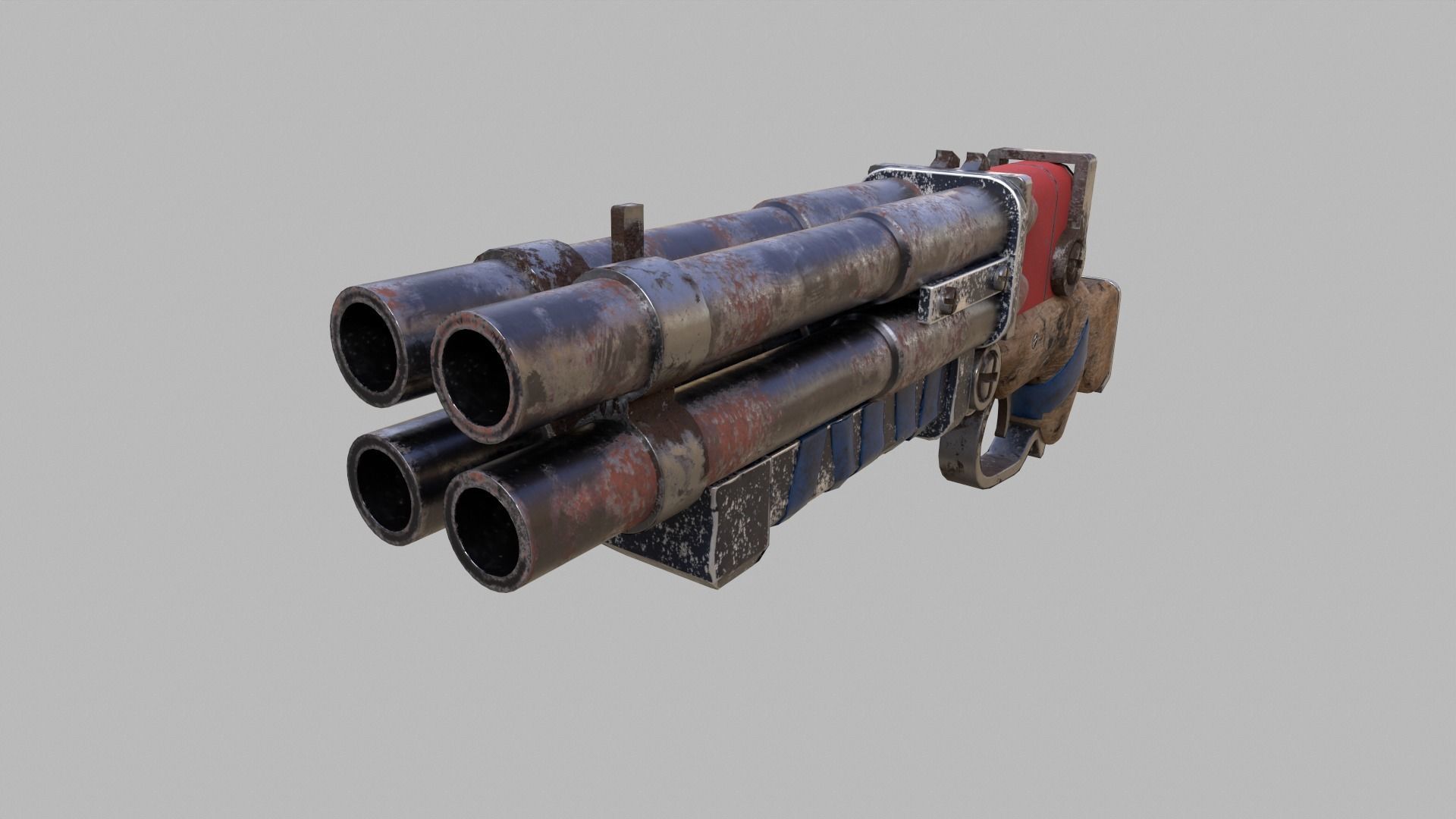 3D model Low-poly shotgun Double Doublet VR / AR / low-poly | CGTrader