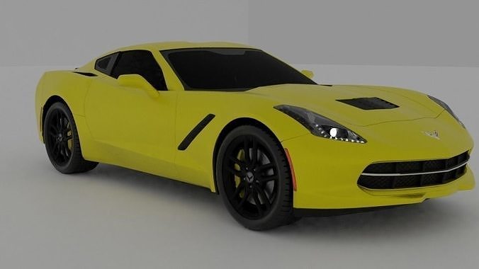 Chevrolet Corvette C7 Stingray free 3D model rigged | CGTrader