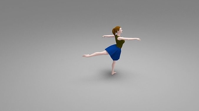 Girl Dancer 3D Model 3D model | CGTrader