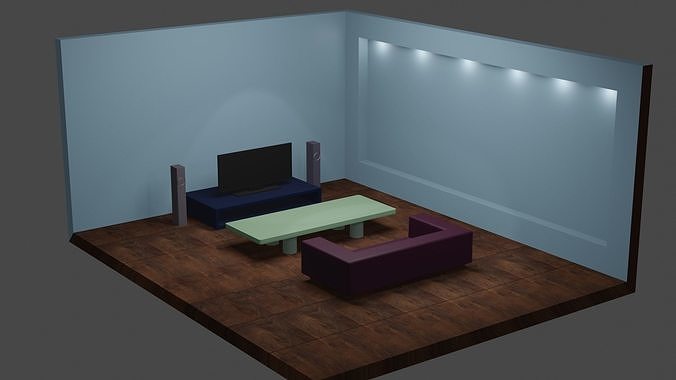 House layout 3D model | CGTrader