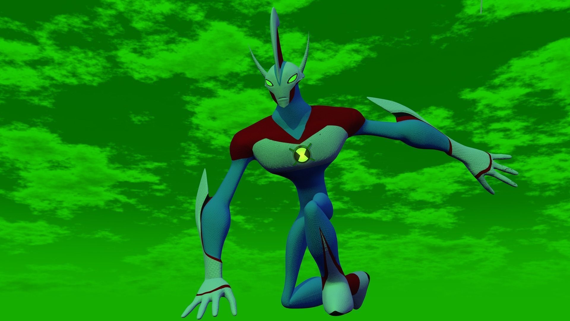 3D model Ben 10 - Ultimate WayBig Alien 3d Printable VR / AR / low-poly | CGTrader