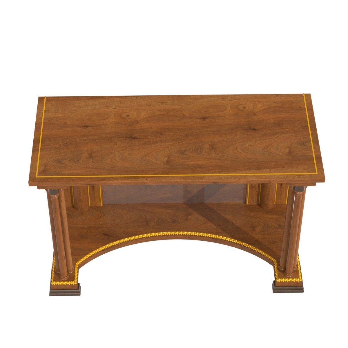 Russian Neoclassic Style Console Table 3D model | CGTrader