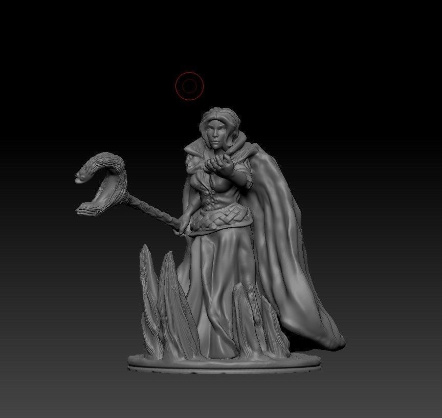 Wizard - Sorcerer 3d Design DND Fantasy Table top Games 3D model | CGTrader