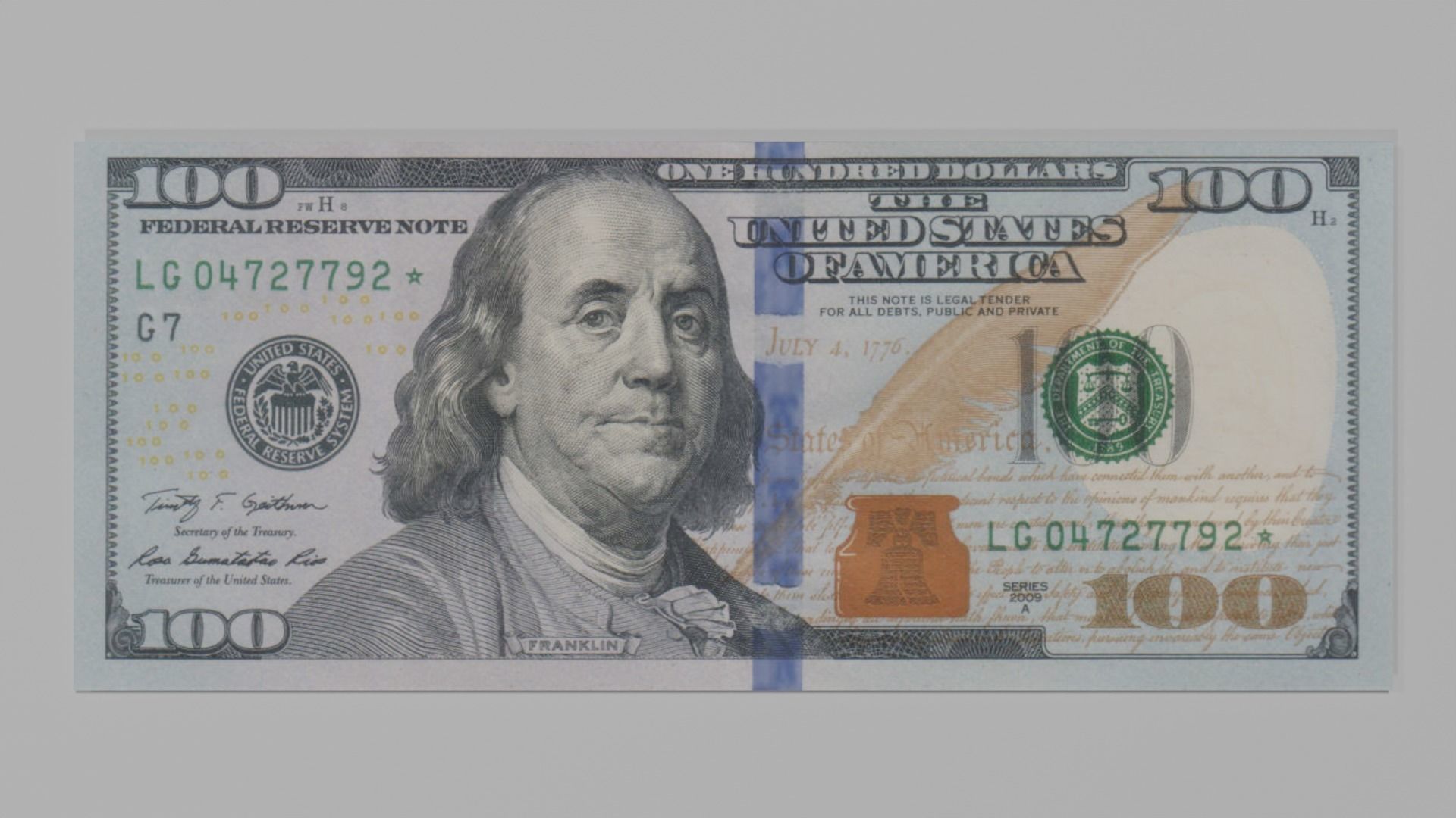 Collection of 100 american dollars free 3D model | CGTrader