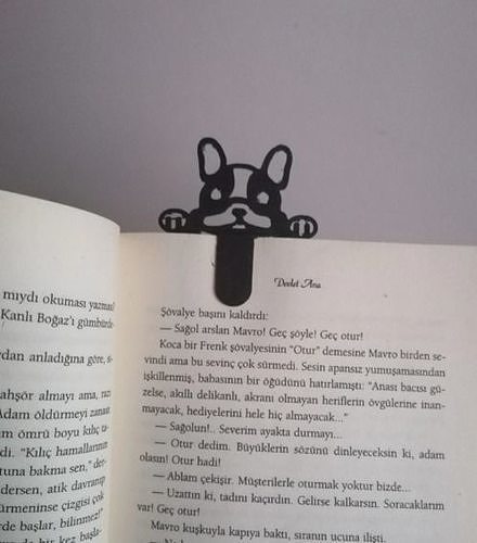 CUTE DOG BOOKMARK 3D model 3D printable | CGTrader