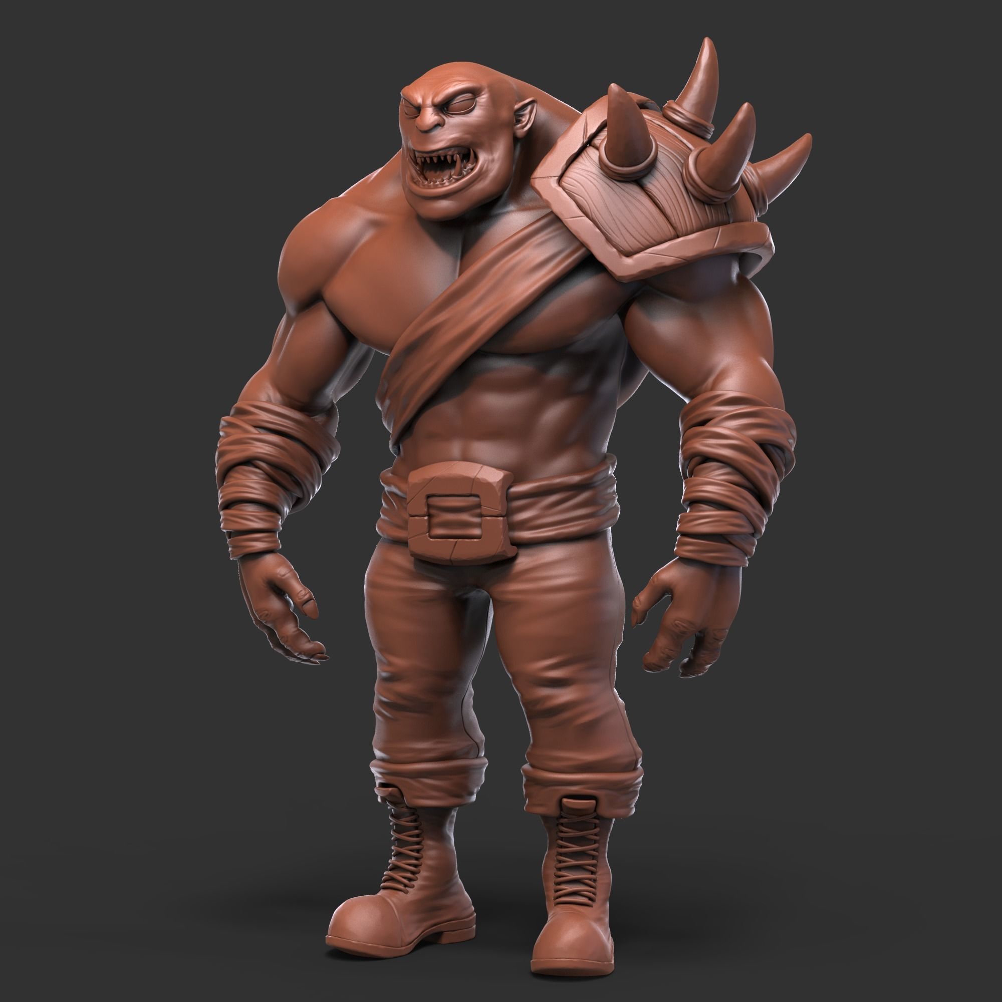 High Poly Monster Sculpt 3D model | CGTrader