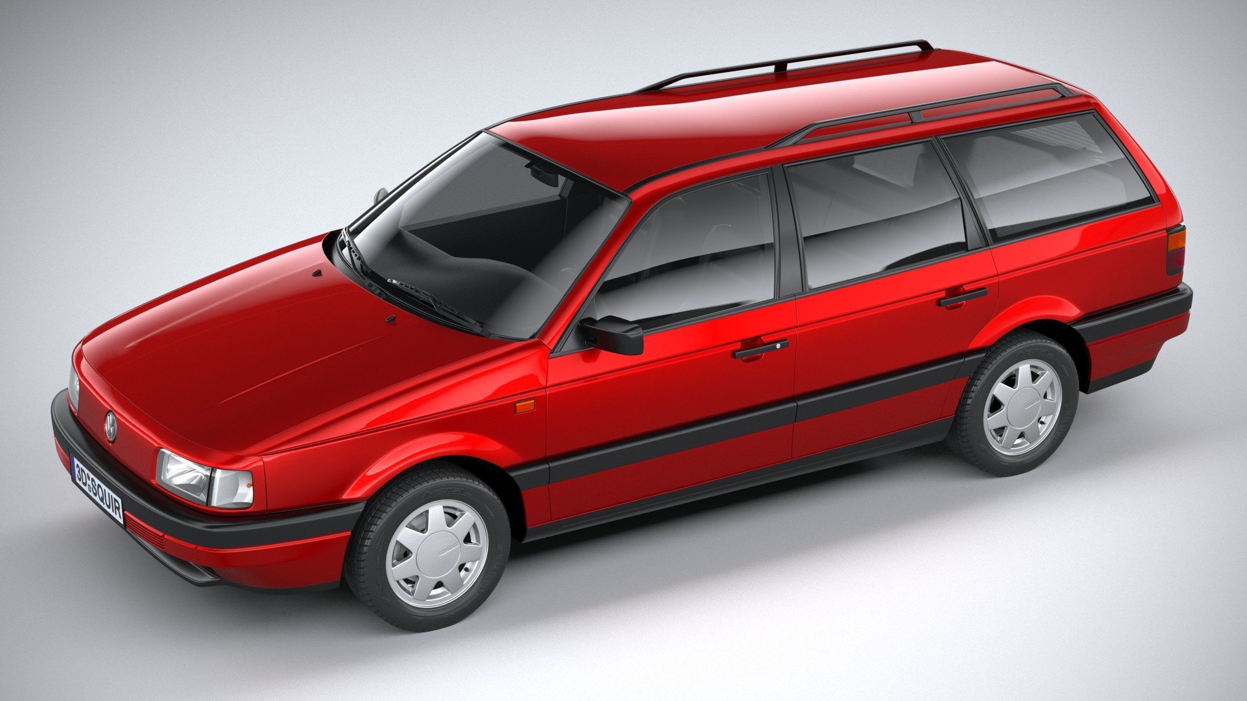 Volkswagen Passat B3 variant 3D model | CGTrader