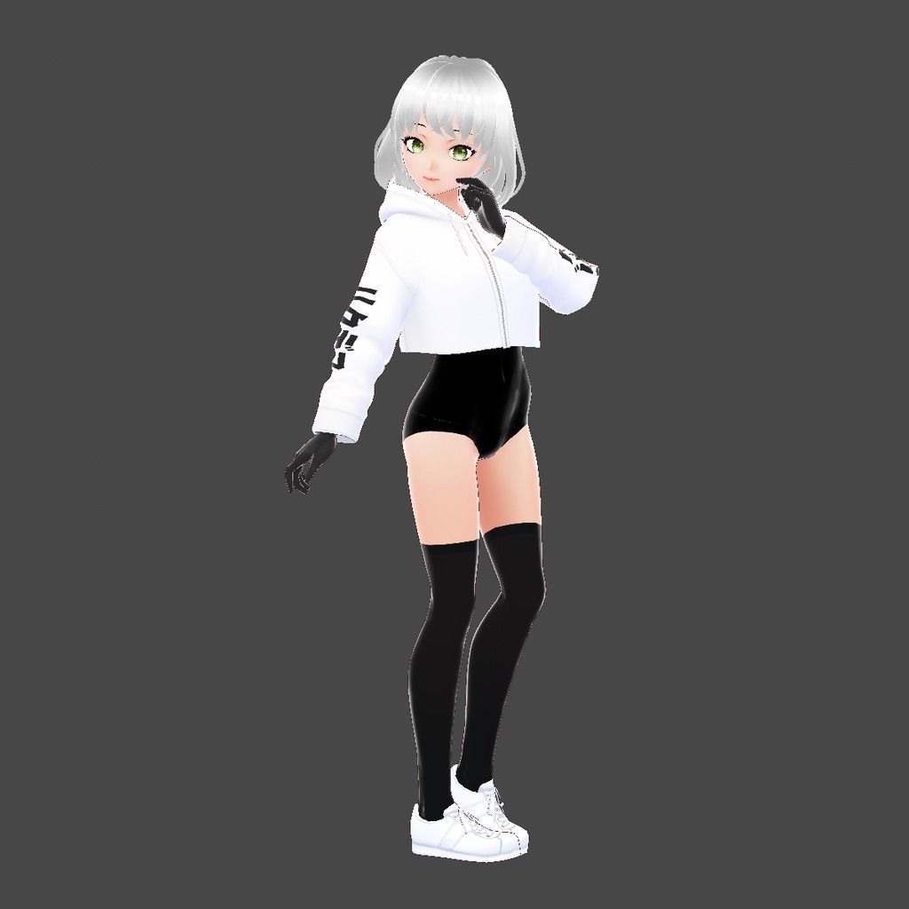 3D model Shiro Anime Character VR / AR / low-poly | CGTrader