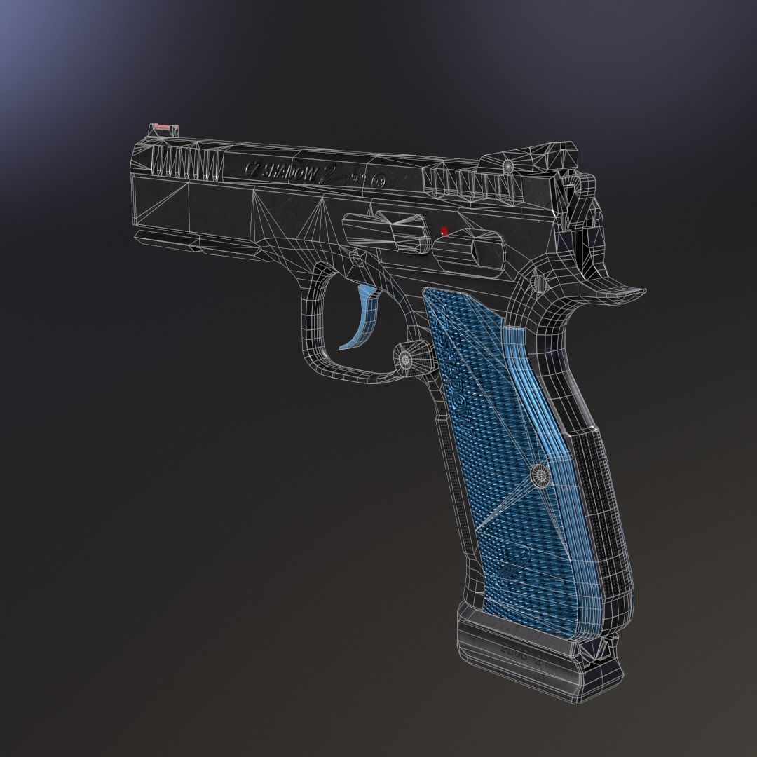 3D model CZ Shadow 2 Pistol Game Ready VR / AR / low-poly | CGTrader