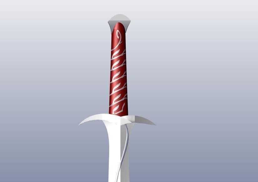 Sting Sword 3D model 3D printable | CGTrader