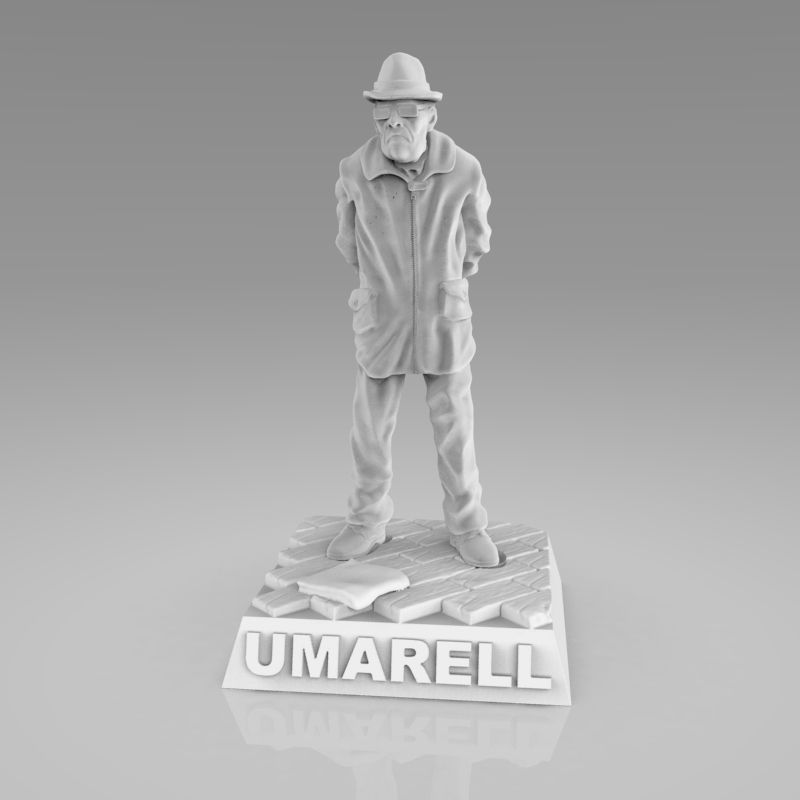 THE UMARELL - BASE INCLUDED - 150mm - 3D model 3D printable | CGTrader