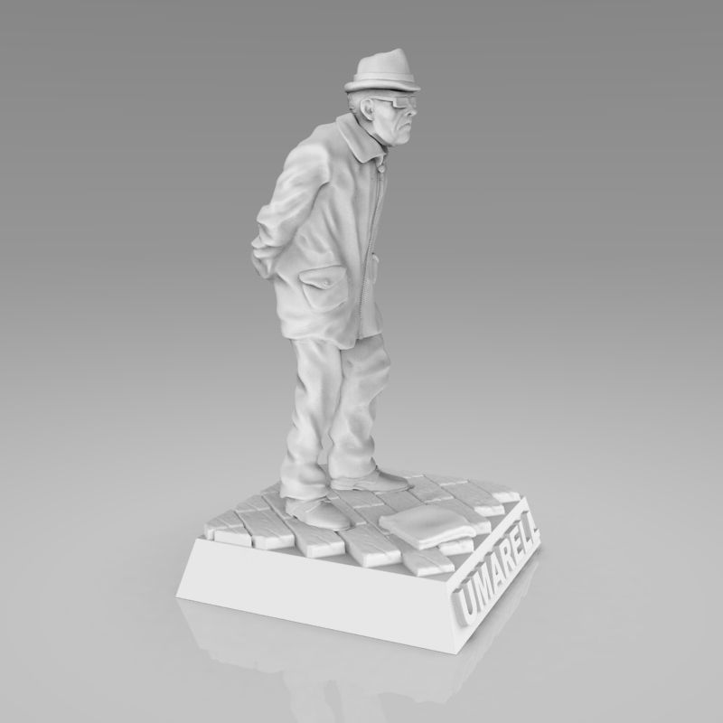 THE UMARELL - BASE INCLUDED - 150mm - 3D model 3D printable | CGTrader