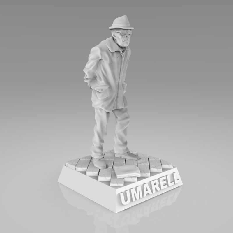 THE UMARELL - BASE INCLUDED - 150mm - 3D model 3D printable | CGTrader