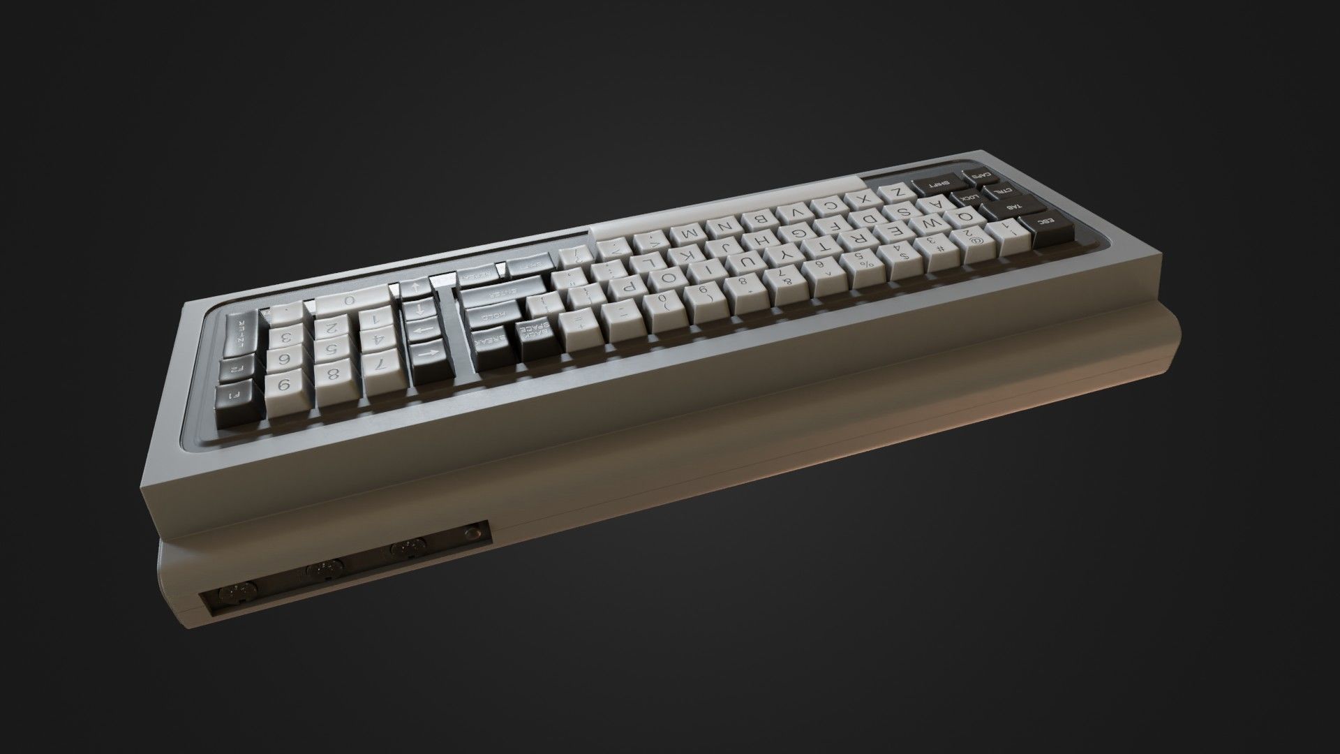 3D model RadioShack TRS-80 Model 1 VR / AR / low-poly | CGTrader