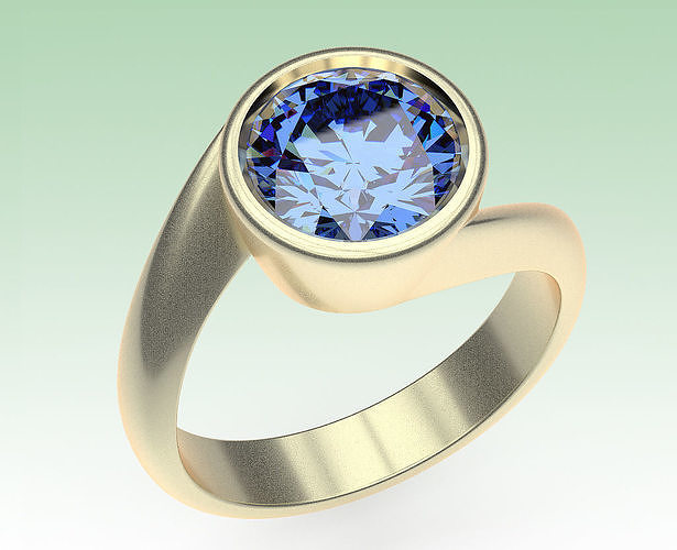 Ring Bezel 3D model 3D printable | CGTrader