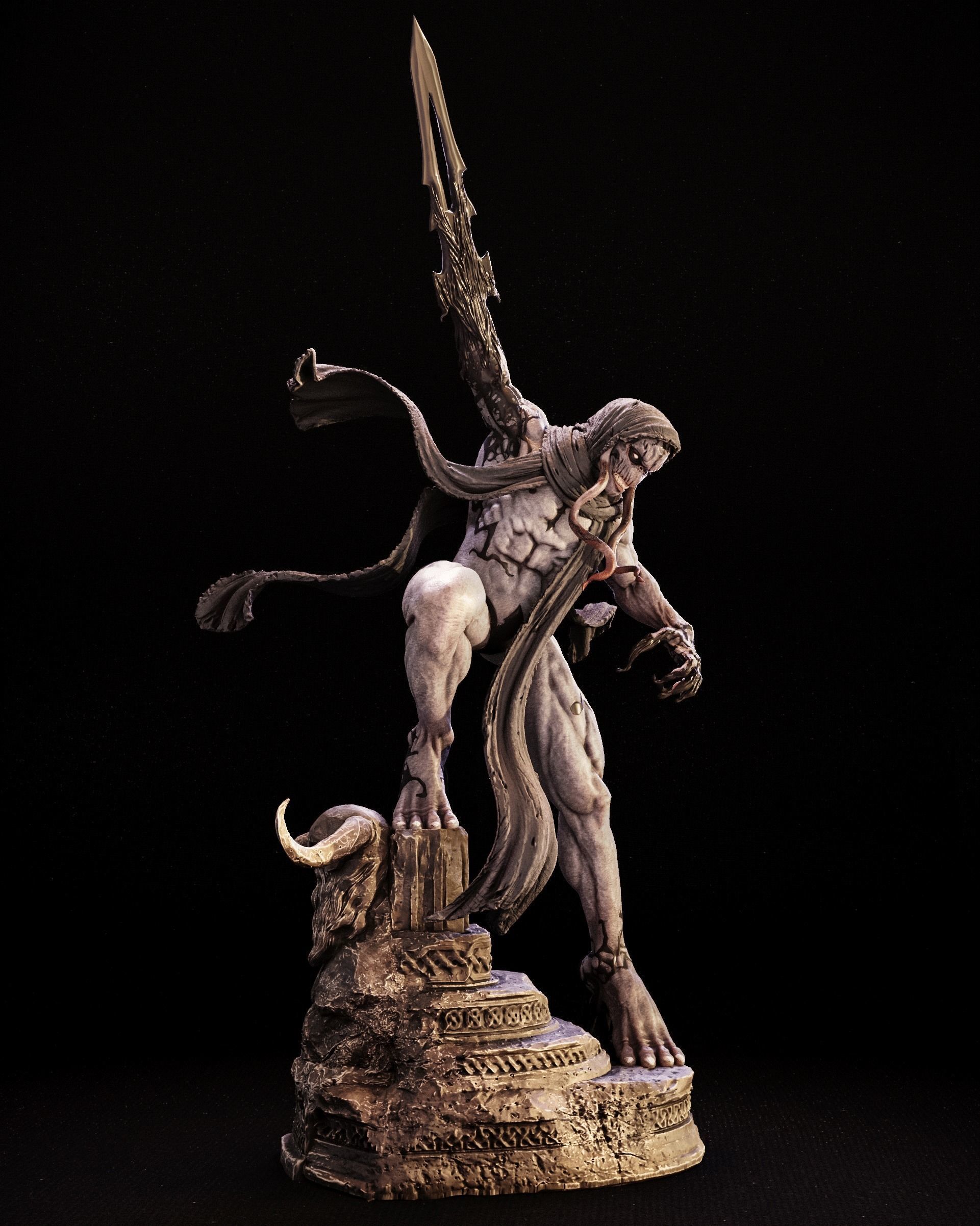 Gorr The GodButcher Statue 3D model 3D printable | CGTrader