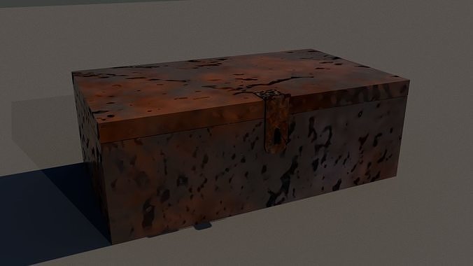 Rusty Box for gaming free VR / AR / low-poly 3D model | CGTrader