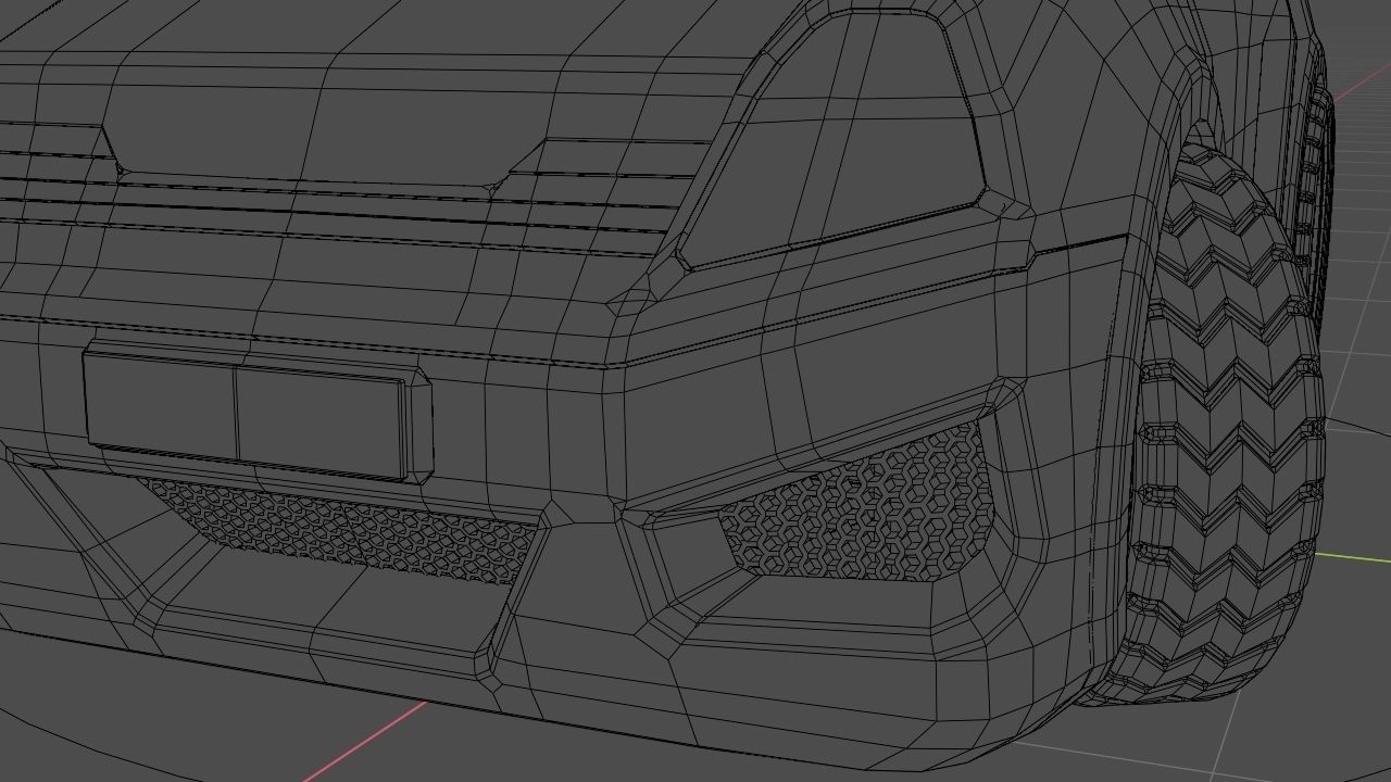 ciity car 3D model rigged | CGTrader