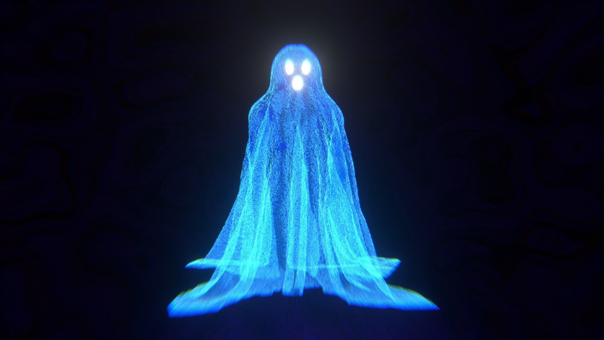 Halloween Scary Cartoon Ghost free 3D model animated | CGTrader