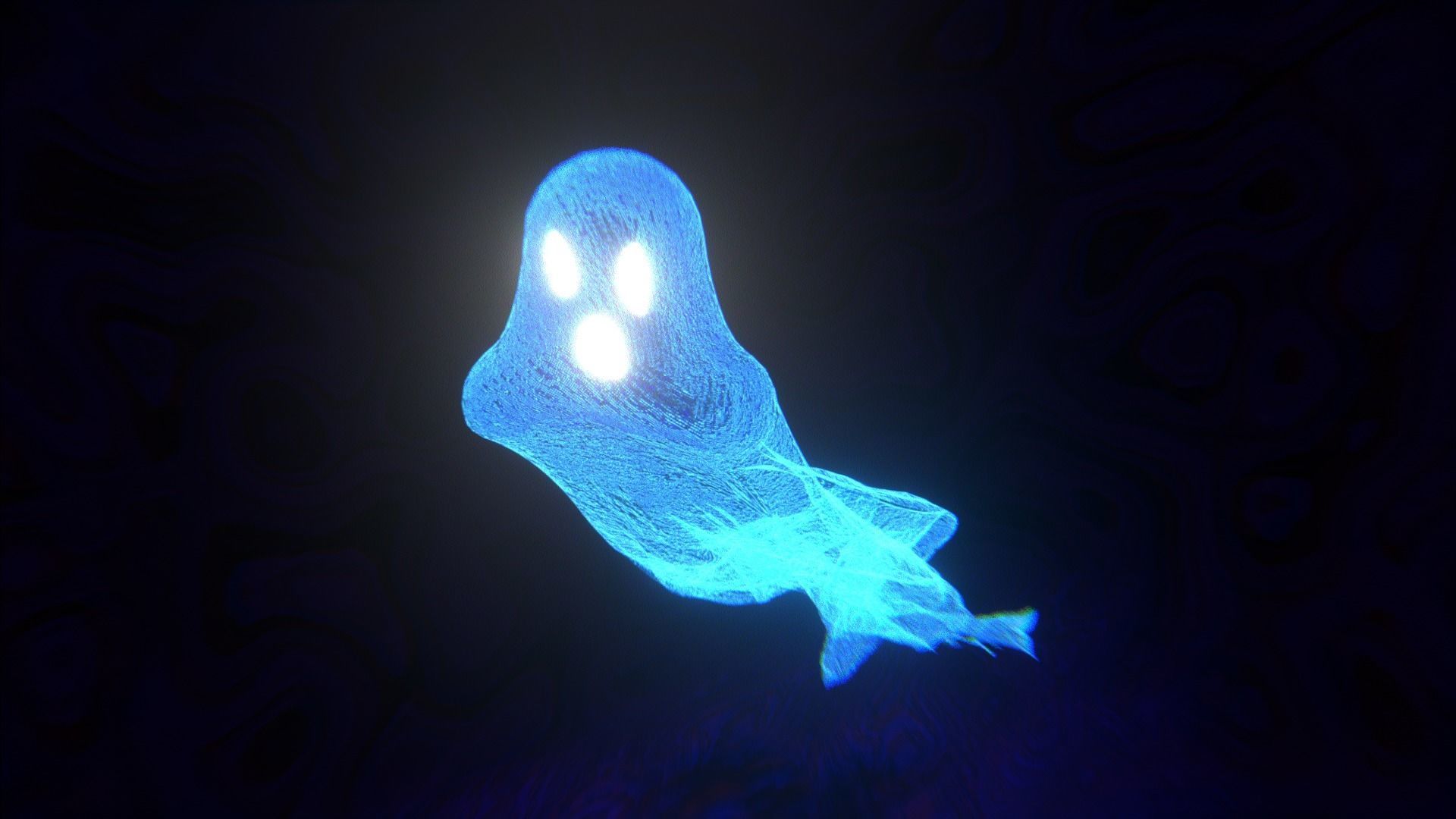 Halloween Scary Cartoon Ghost free 3D model animated | CGTrader