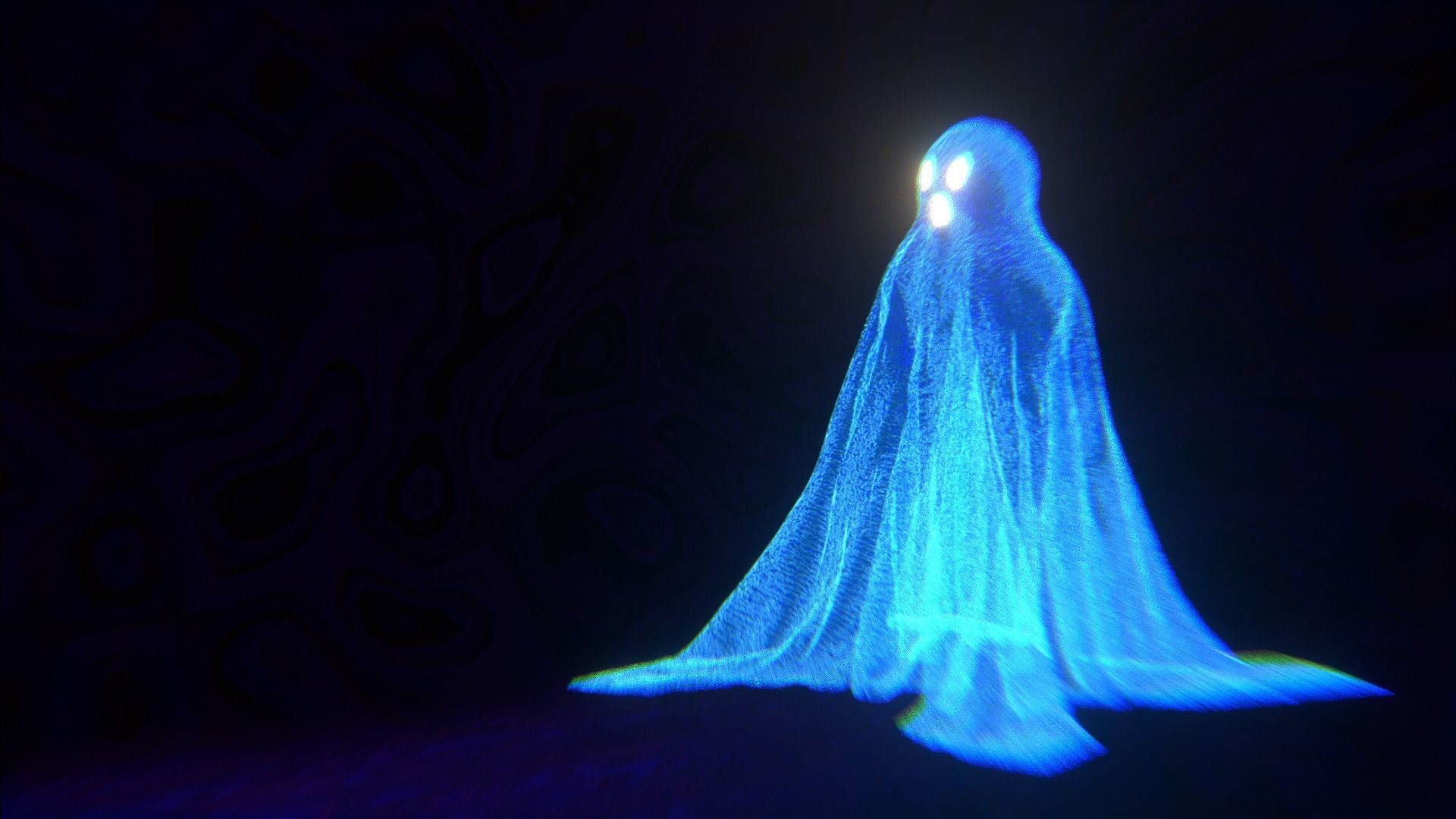 Halloween Scary Cartoon Ghost free 3D model animated | CGTrader