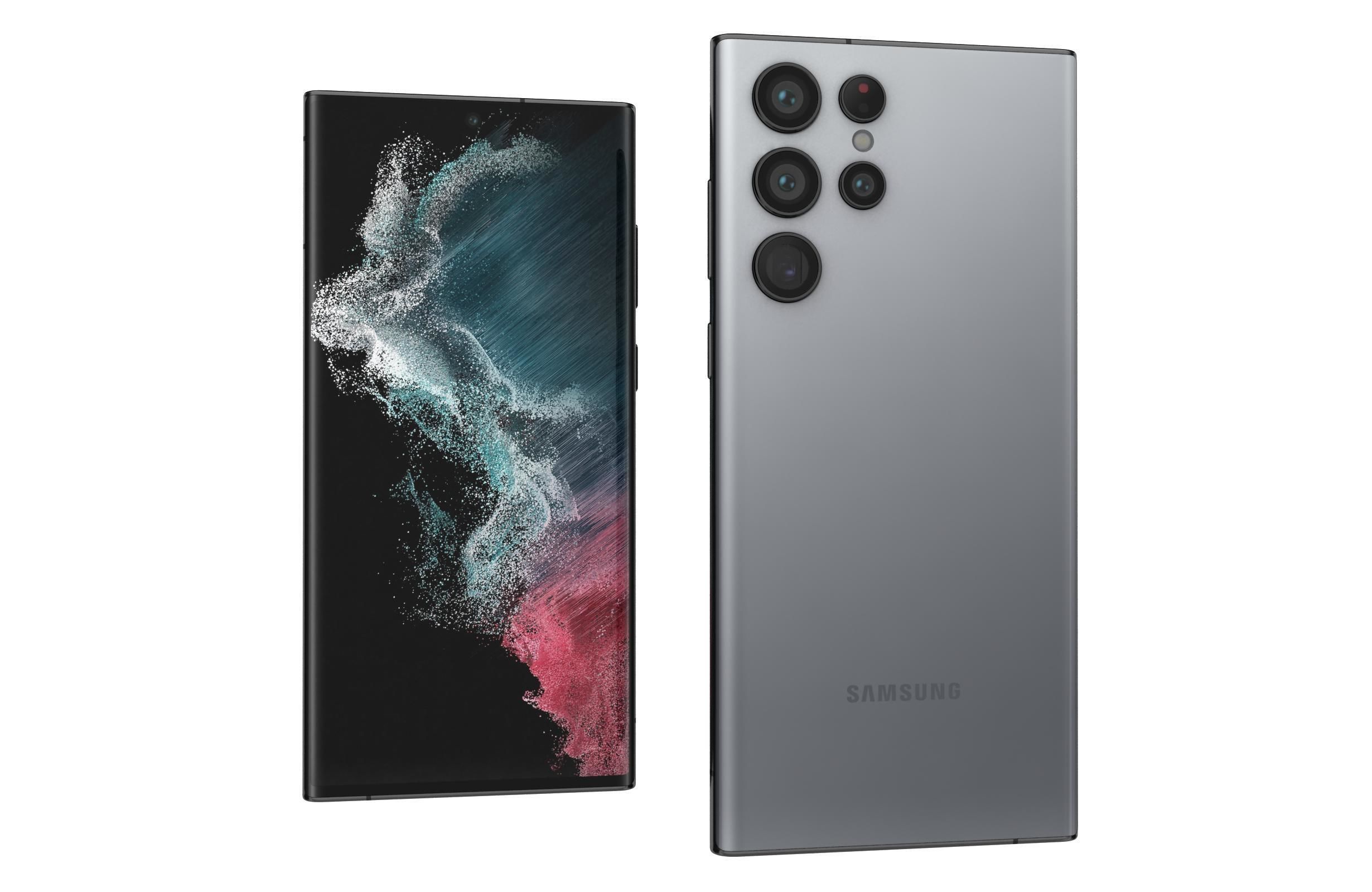 Samsung Galaxy S22 Ultra Graphite 3D model | CGTrader