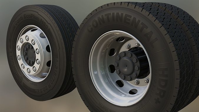 3D model Truck Wheel Game Ready Model VR / AR / low-poly | CGTrader