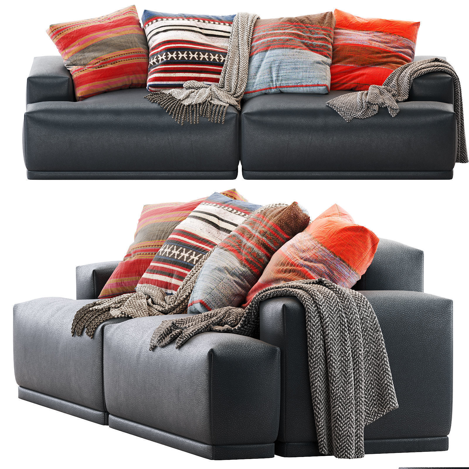 CONNECT MODULAR Sofas 3D Model Collection | CGTrader