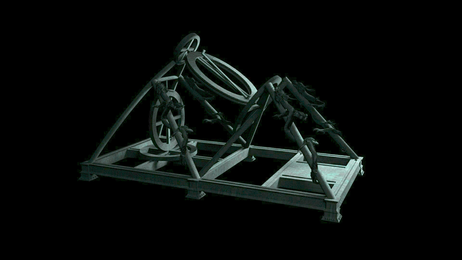 JianYi Chinese Astronomical instruments 3D model | CGTrader