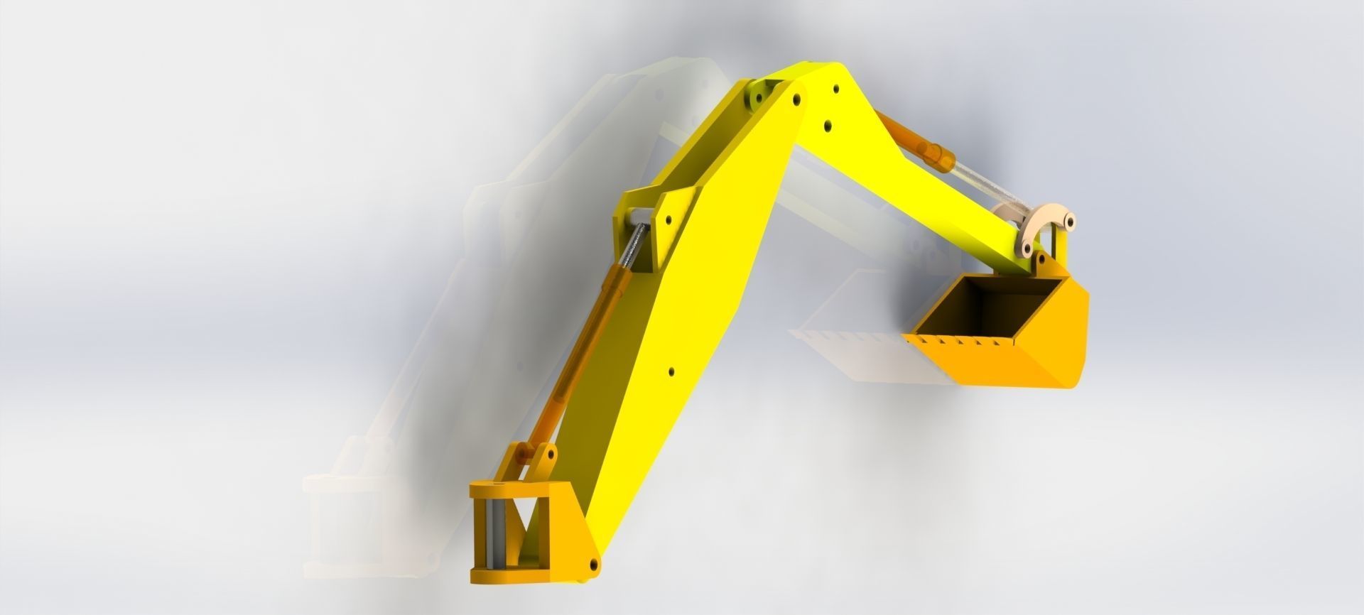 backhoe 3D model | CGTrader