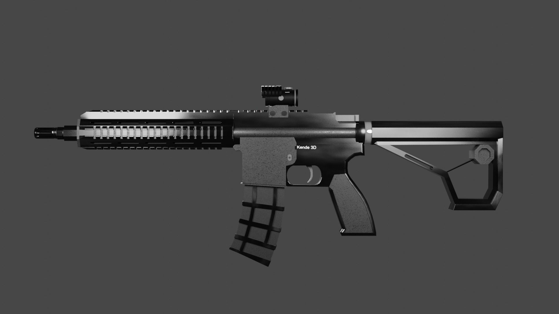 GUNS- NK 47 - RSH 12- sniper rifle 3D model | CGTrader