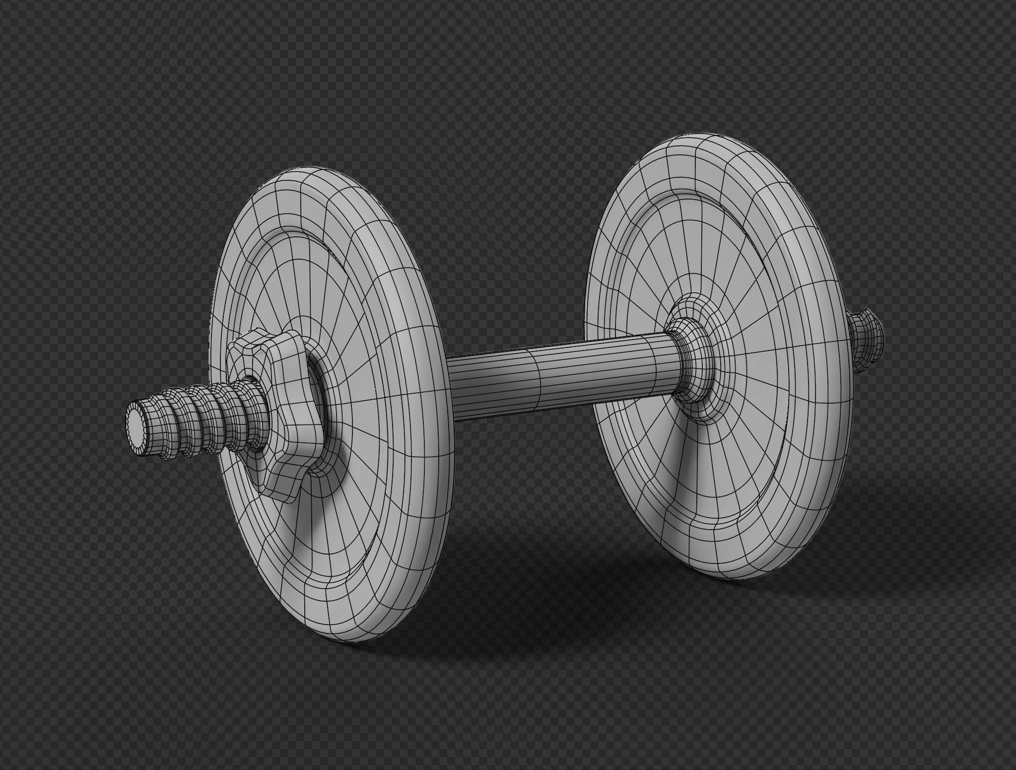 Dumbell 3D model | CGTrader