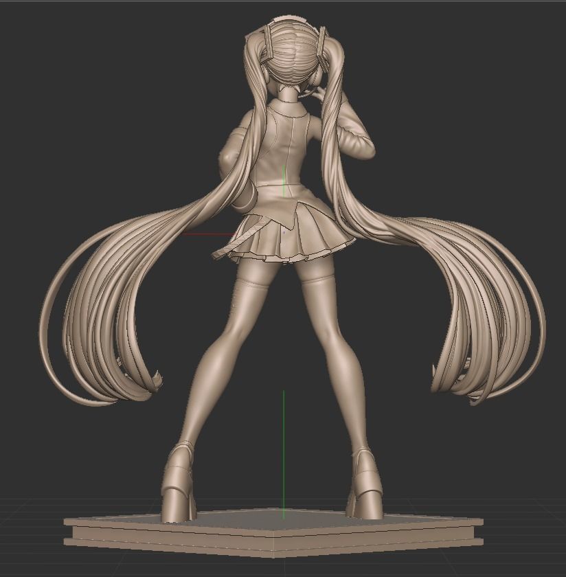 Hatsune Miku - Garage Kit 3D model 3D printable | CGTrader