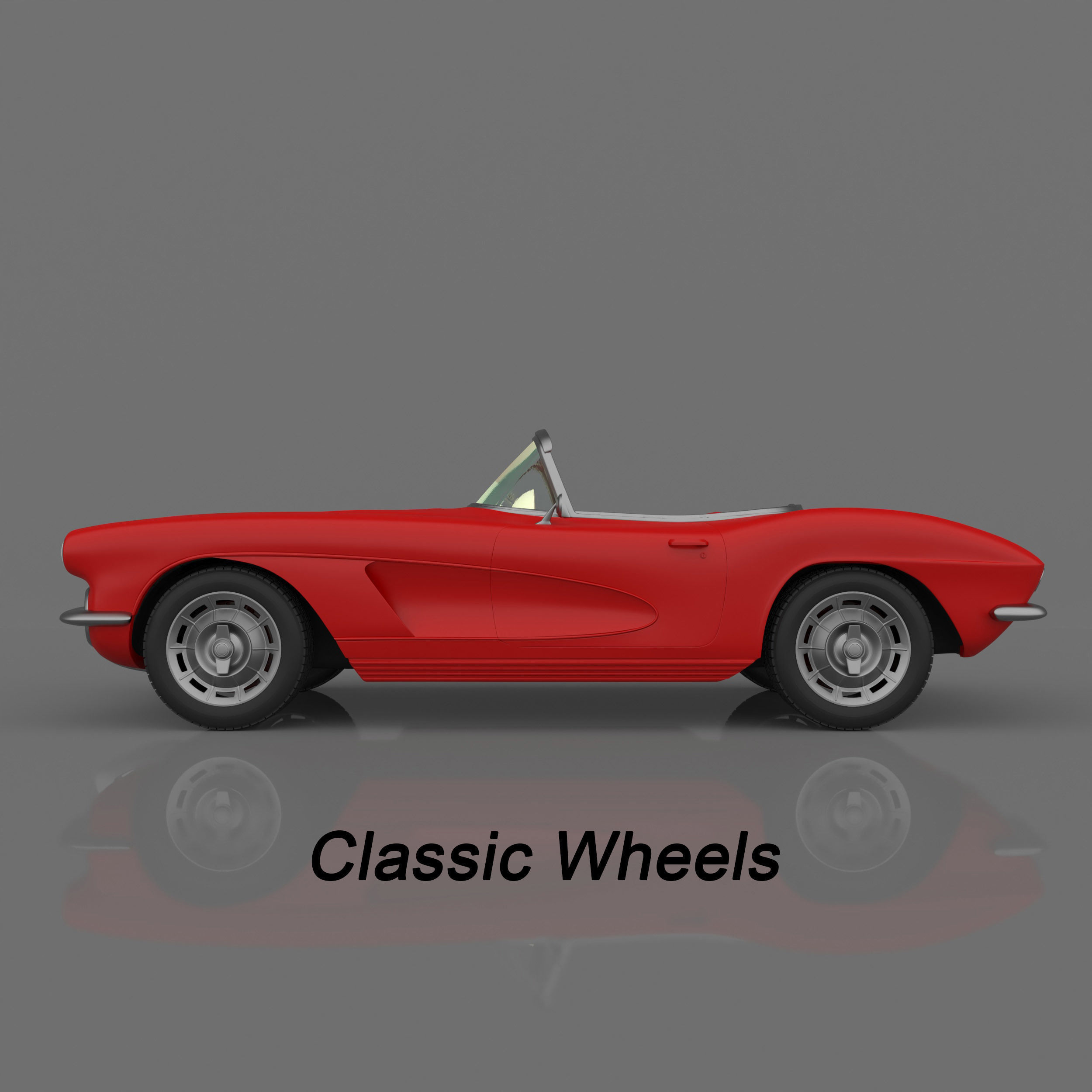 Chevrolet Corvette C1 Ready to Print STL Files 3D model 3D printable ...