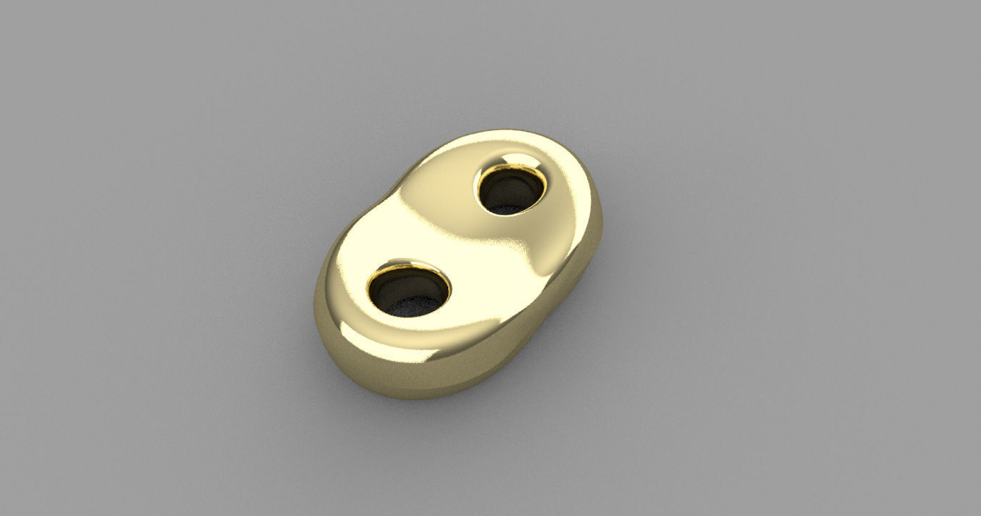 Gucci chain link 3D model 3D printable | CGTrader