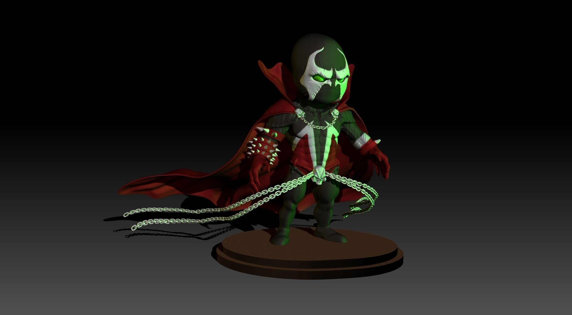 SPAWN SCULPTURE CARTOON 3D model | CGTrader