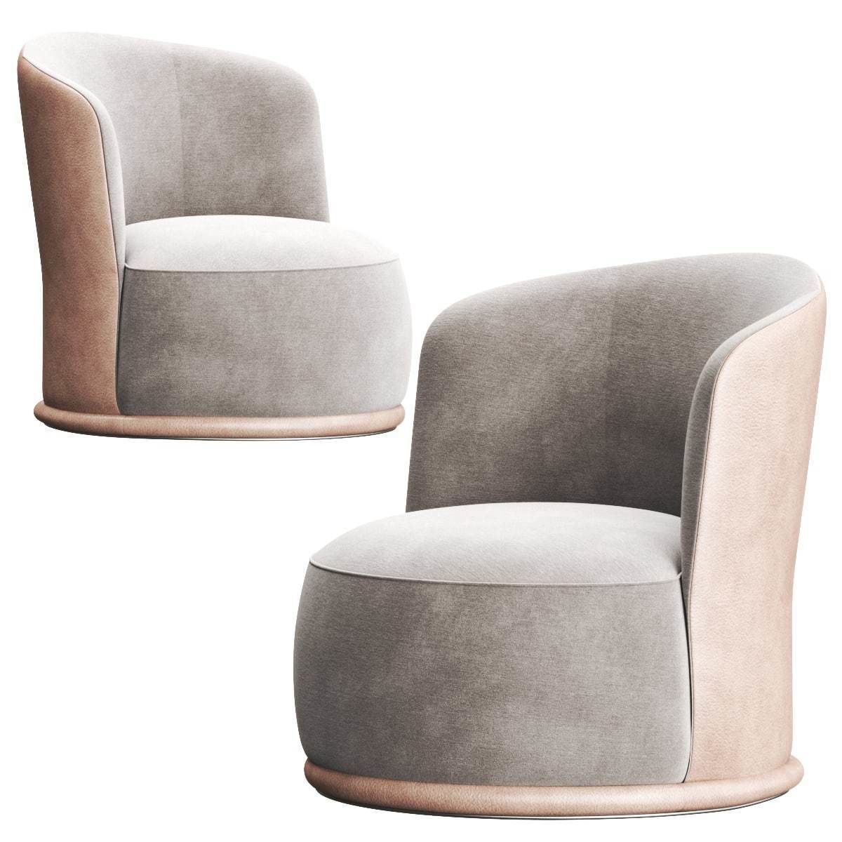 BLUES Easy chair By Turri 3D model | CGTrader