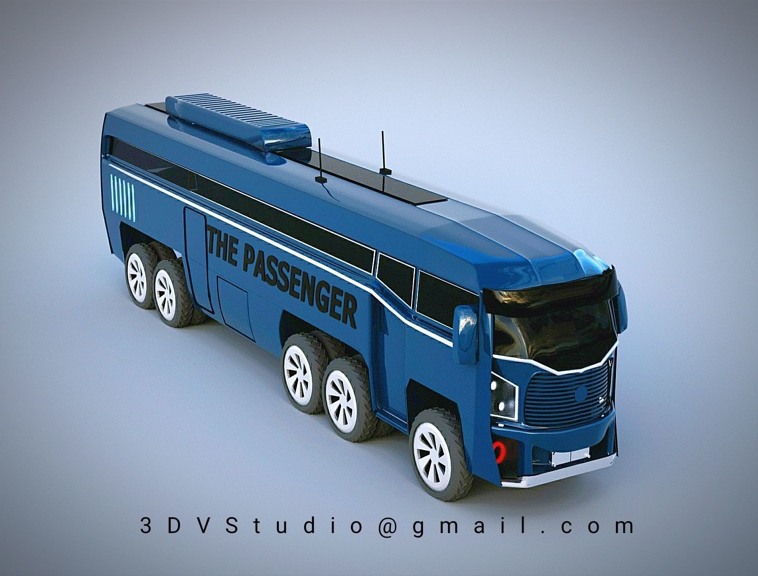 THE PASSENGER BUS 3D model | CGTrader